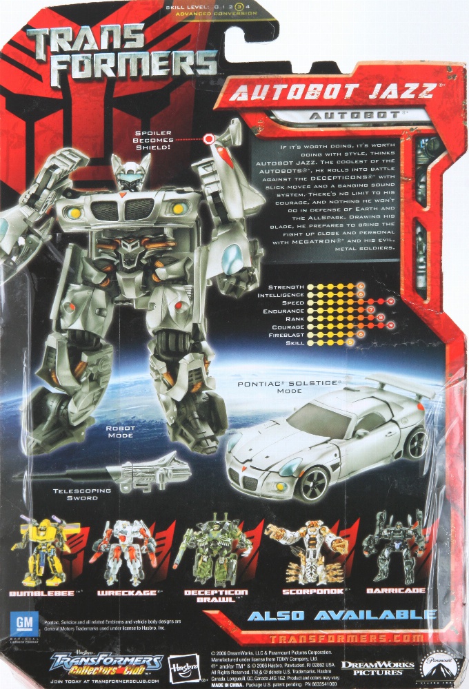 Deluxe Class Autobot Jazz (Transformers, Movie, Autobot) | Transformerland.com - Collector's ...